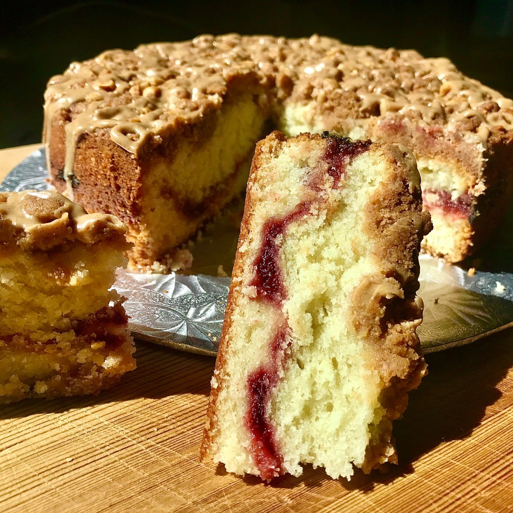 PB & J Coffee Cake – Crumbs In My Beard